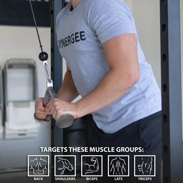 Tay Cầm V-Shaped Bar Kéo Cáp Tập Cơ Tay Sau - Chợ GYM